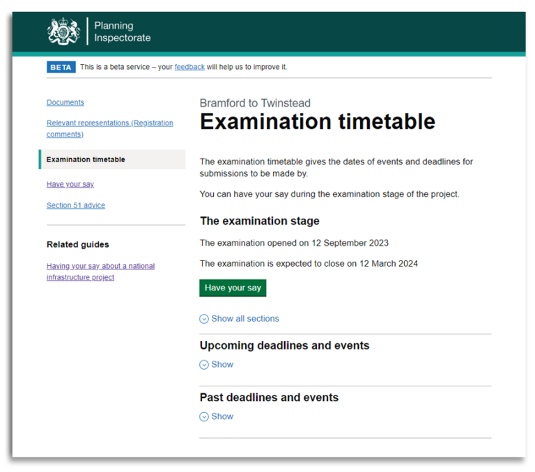 A new home for National Infrastructure Planning – Planning Inspectorate