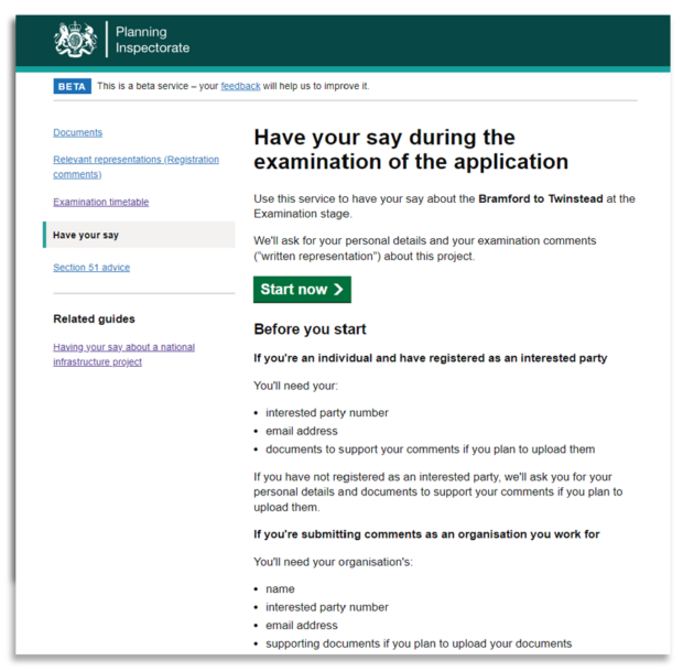 A new home for National Infrastructure Planning – Planning Inspectorate